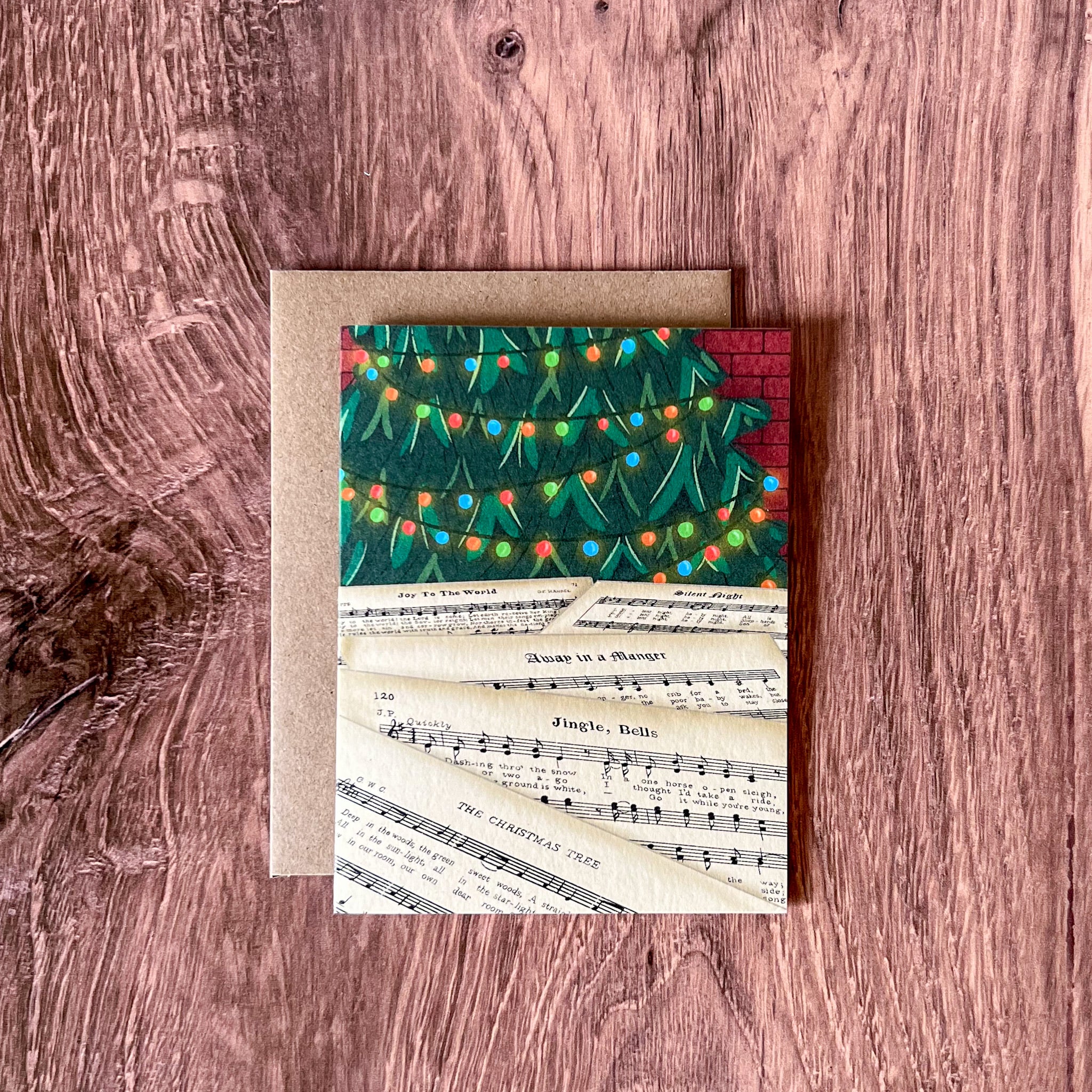 Christmas Music Holiday Greeting Card – allegrapaperco