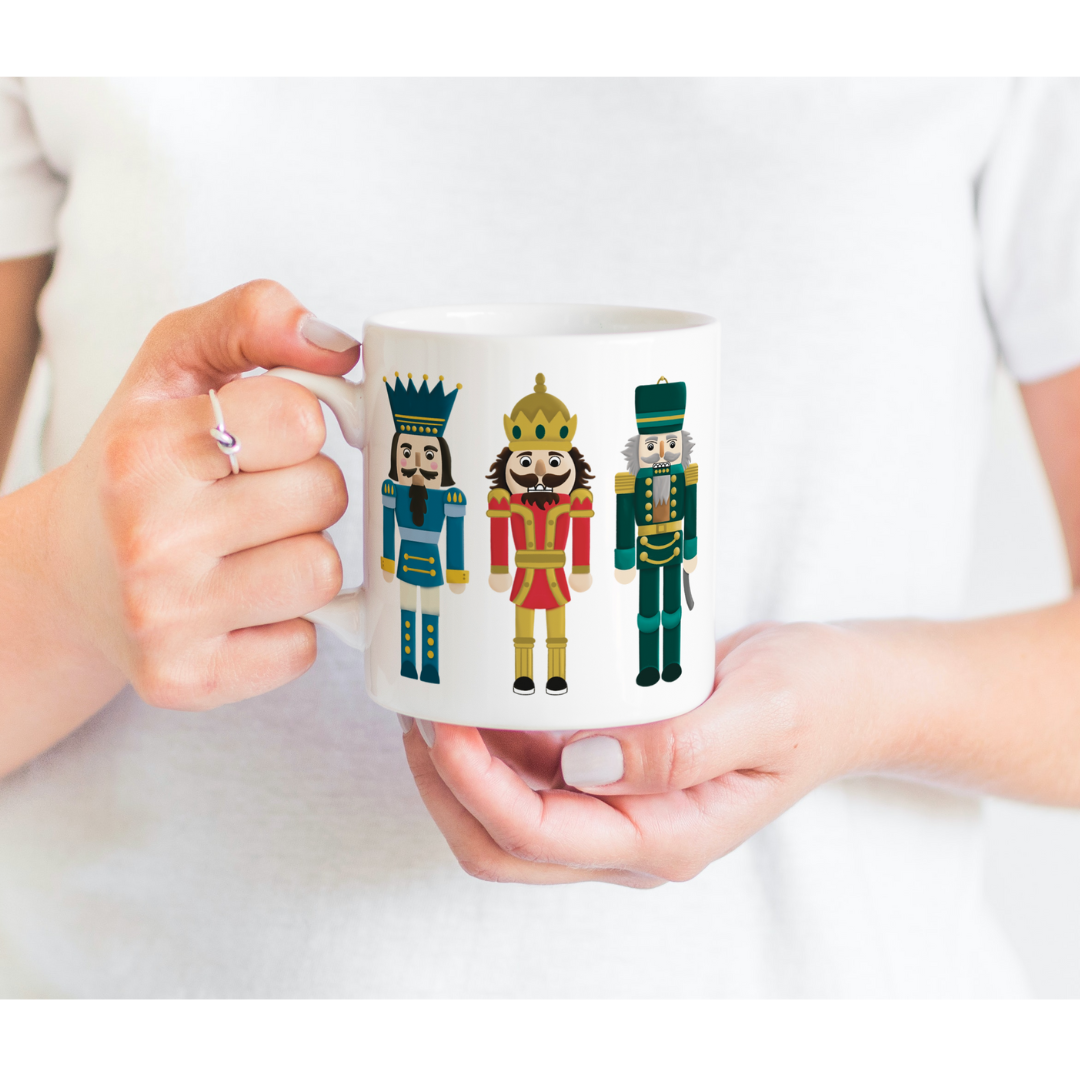 Nutcrackers Holiday Ceramic Mug – allegrapaperco